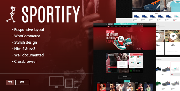 Sportify WordPress Gym / Fitness Center Theme