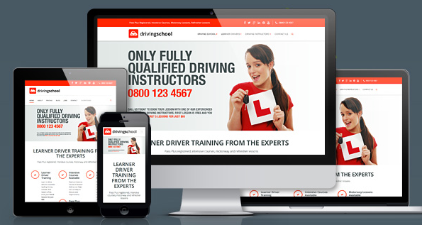 Driving School Pro WordPress Theme For Learner Driver Instructors