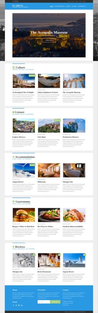El Greco – Responsive WordPress Travel Guide Theme