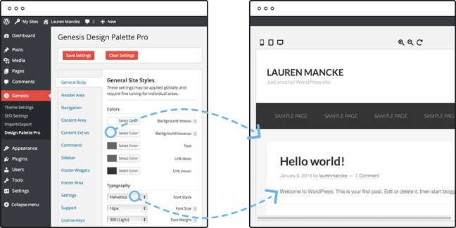 Design Palette Pro Genesis Framework Customization Plugin
