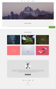 True North – Free WordPress Portfolio Theme