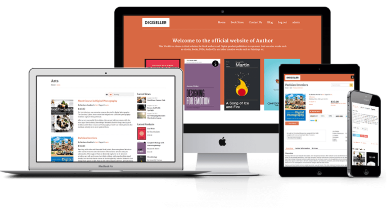 DigiSeller WordPress Digital Downloads / Products Selling Theme