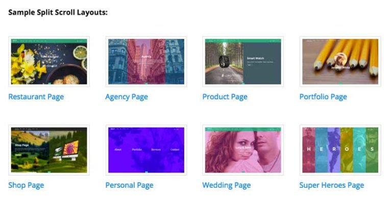 Split WordPress Scrolling & Column Layout Styling Portfolio Theme