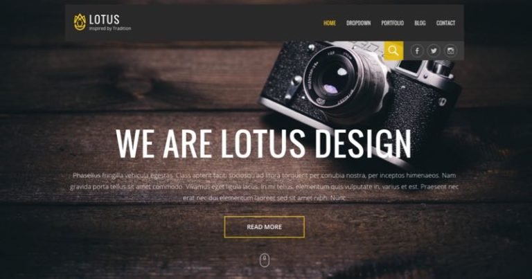 Lotus WordPress Personal Or Business Theme