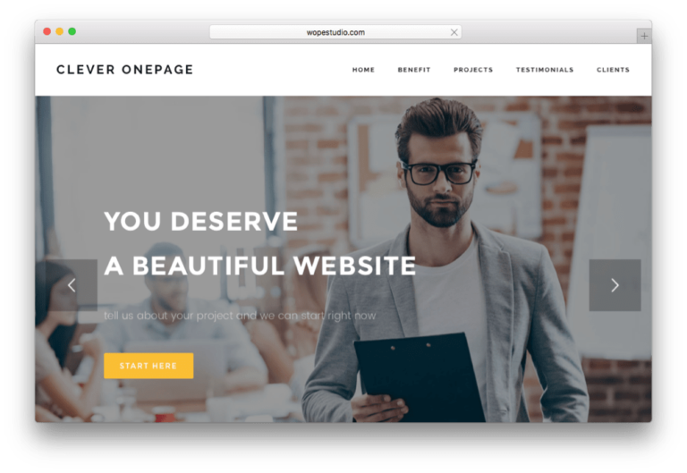 20 Best One Page WordPress Parallax Themes Collections 2017
