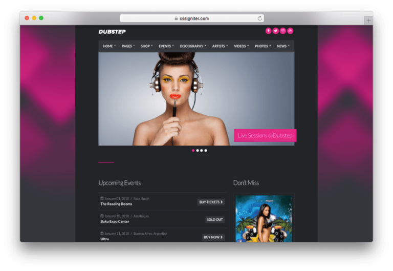 15 Best WordPress Music Themes For Musicians, Bands, DJ & Night Clubs