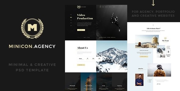 15 Best Photoshop PSD Templates For Creative Websites