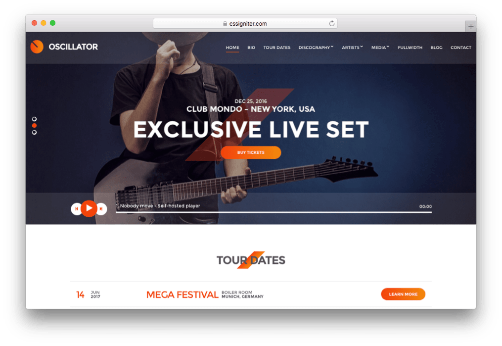 15 Best WordPress Music Themes For Musicians, Bands, DJ & Night Clubs