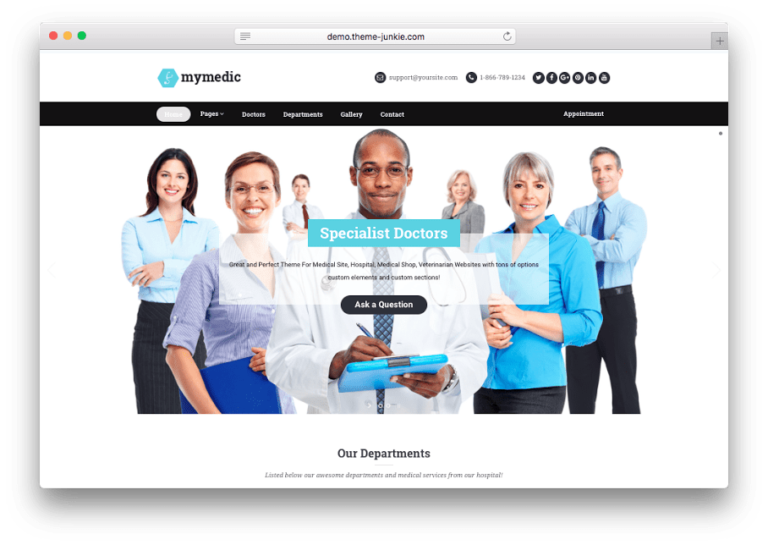 10 Best Medical WordPress Themes Collections For Doctors & Healthcare