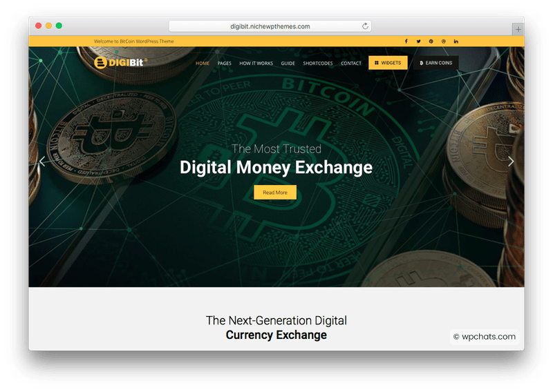 10 Best Bitcoin & Cryptocurrency WordPress Theme For ICO, Blockchain