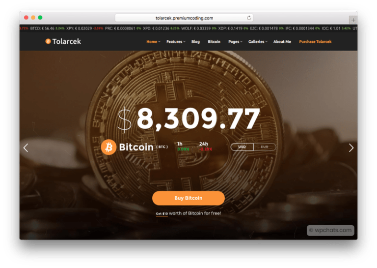10 Best Bitcoin & Cryptocurrency WordPress Theme For ICO, Blockchain