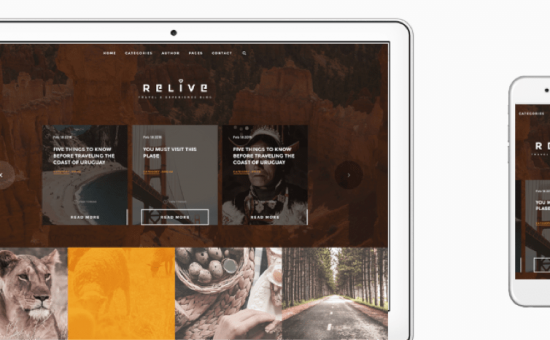 Relive WordPress Storytelling Theme for Long-Form Content