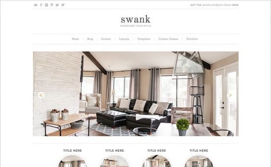 Swank WordPress Genesis Portfolio Design Theme